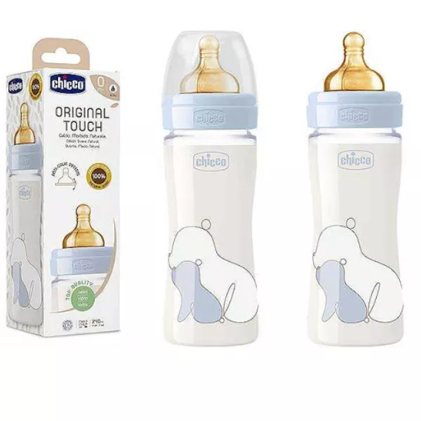 ببرونة شيكو اورجينال تاتش 240مل رابر زجاج لبني+0ش