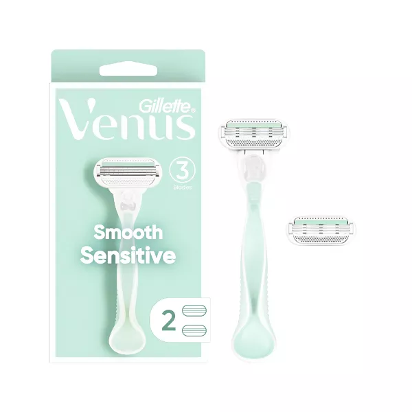 ماكينة حلاقه جيليت فينوس سموث حساس 2شفرة 3موس